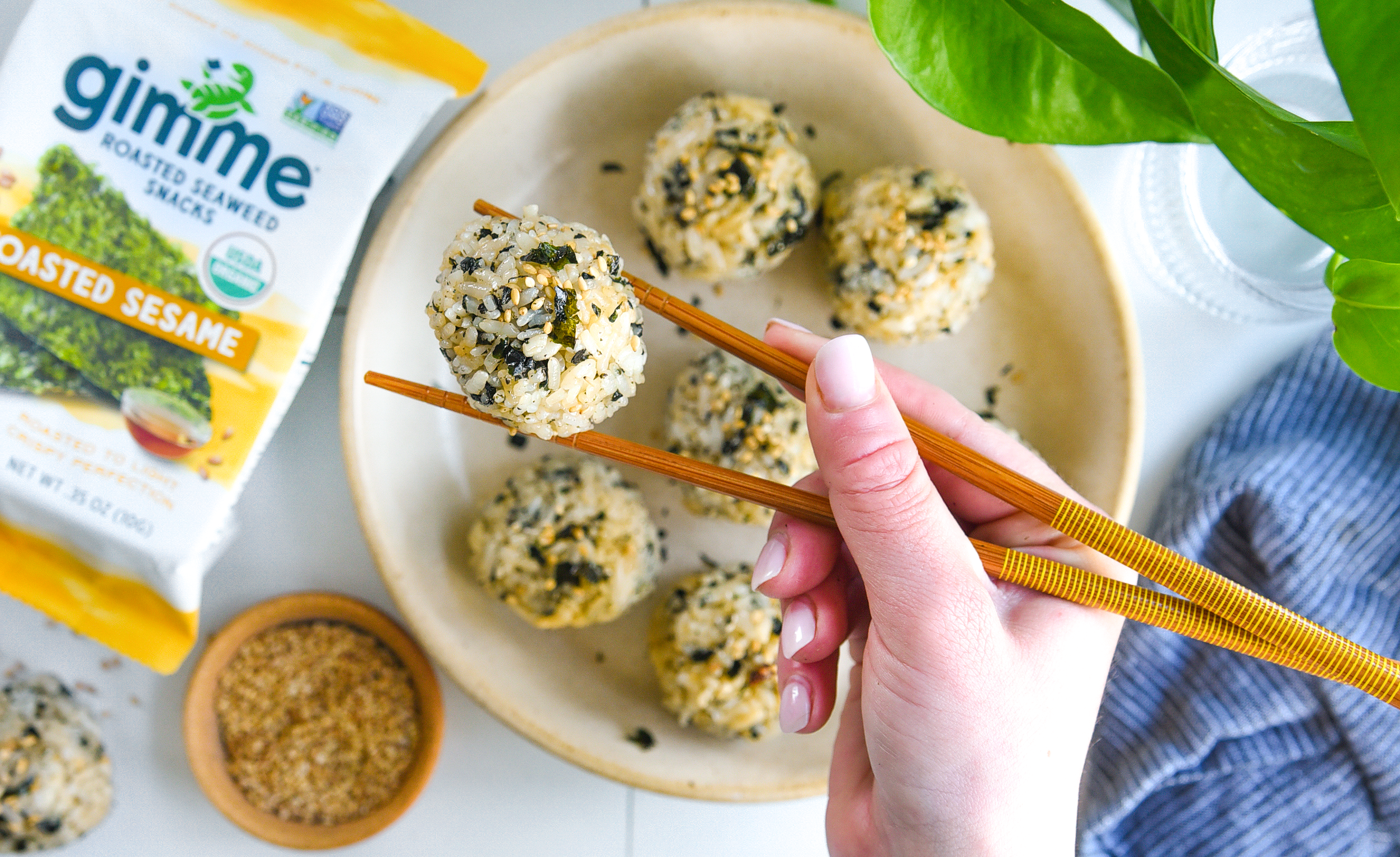 A Satisfying Rice Ball Recipe from gimme Seaweed