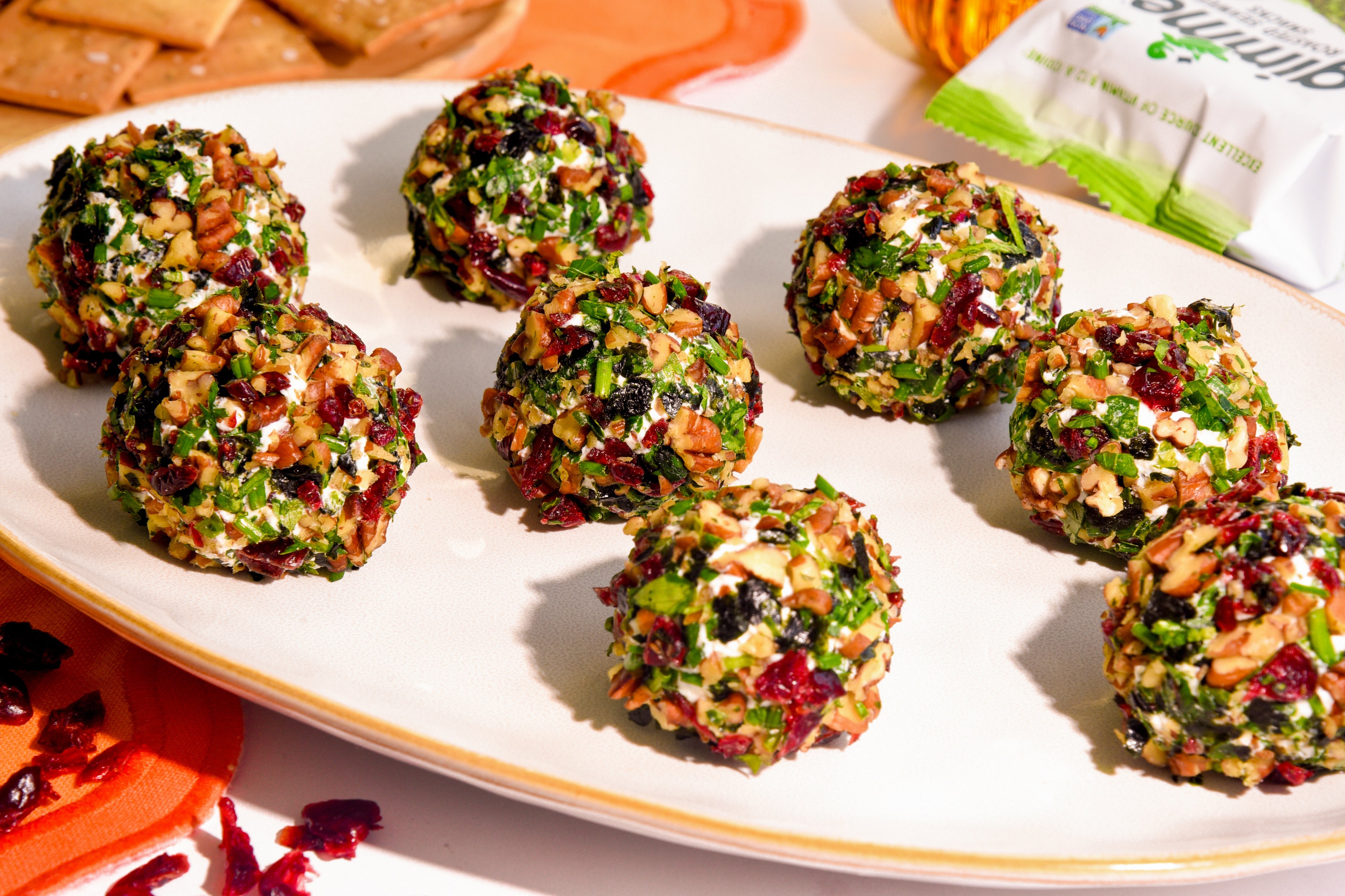 Umami Goat Cheese Balls Recipe - gimme Seaweed