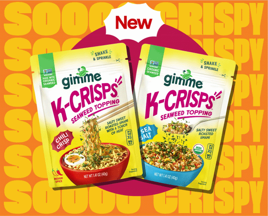 Organic Seaweed Snacks, USDA, Non-GMO – gimme Seaweed